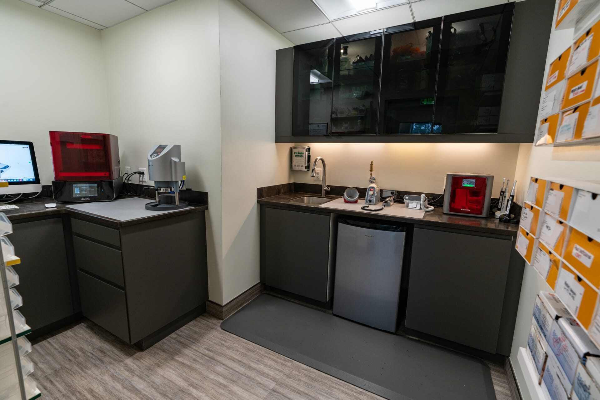 Dental Office Office Lab, Sterilization, and Support - Design Ergonomics