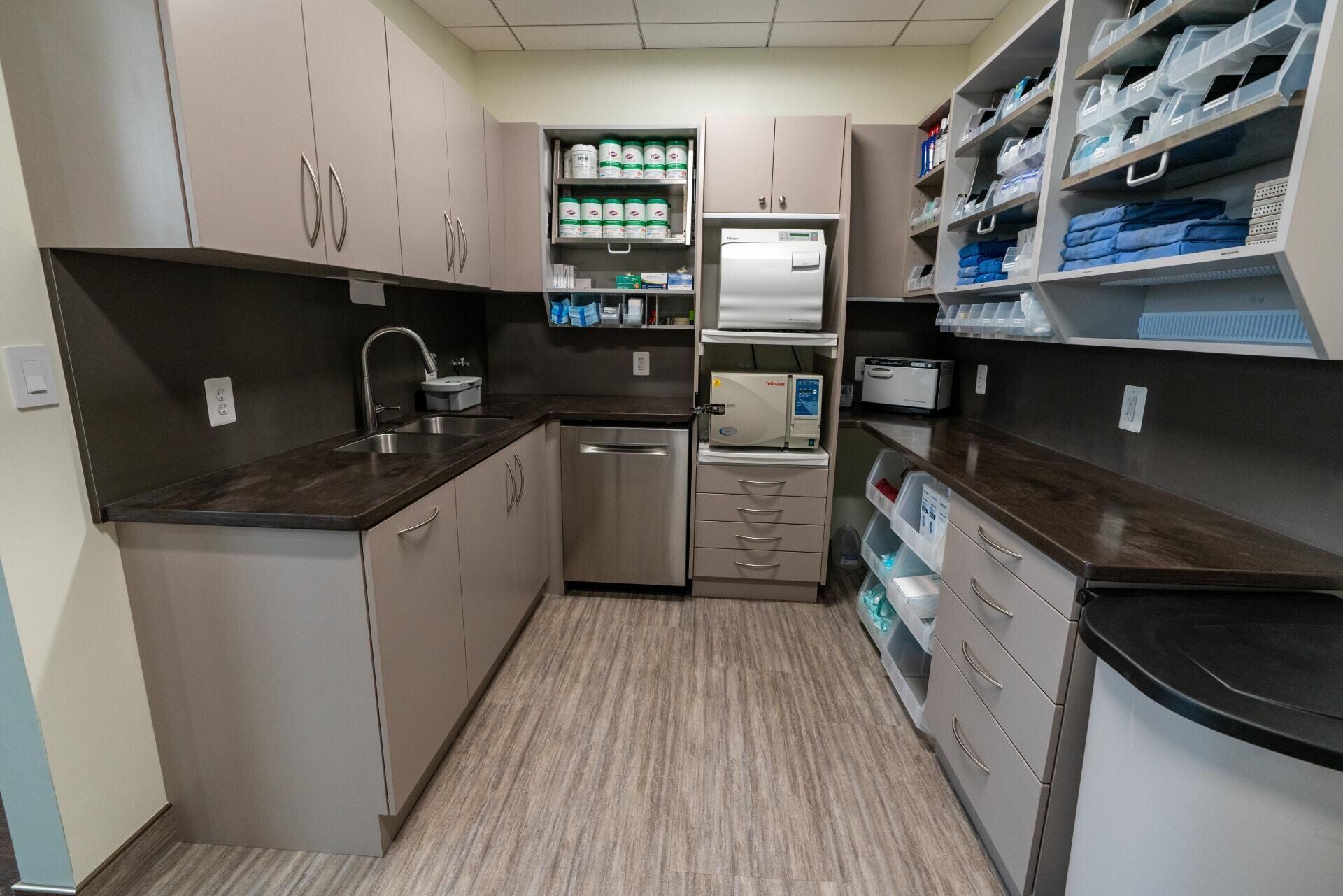 Dental Office Office Lab, Sterilization, and Support - Design Ergonomics